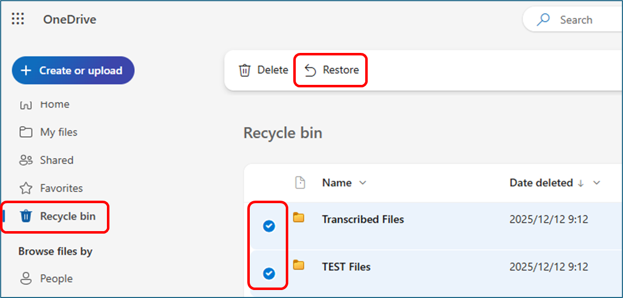 How to delete data from OneDrive – THERS Account Help Center