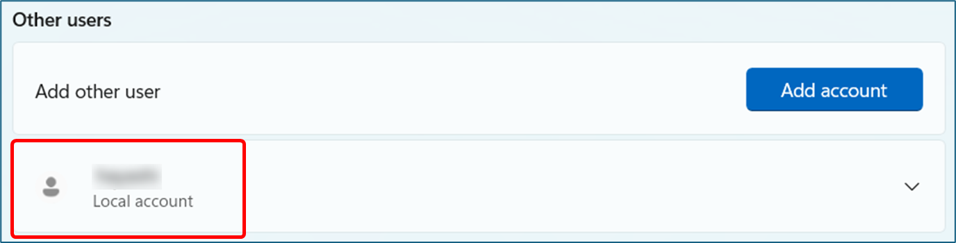 How to create a Windows local account. – THERS Account Help Center