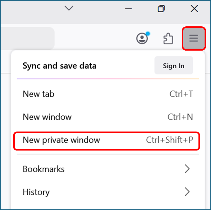 How to open a InPrivate window in Microsoft Edge. – THERS Account Help ...