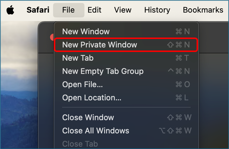 How to open a InPrivate window in Microsoft Edge. – THERS Account Help ...